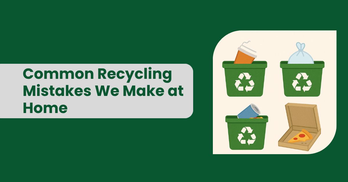 Common Recycling Mistakes We Make at Home (Tips to Avoid It)